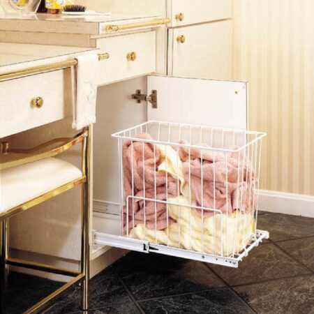 Rev-A-Shelf Bottom Mount 11-7/8″W Wire Hamper Pull Out | Siggia Hardware